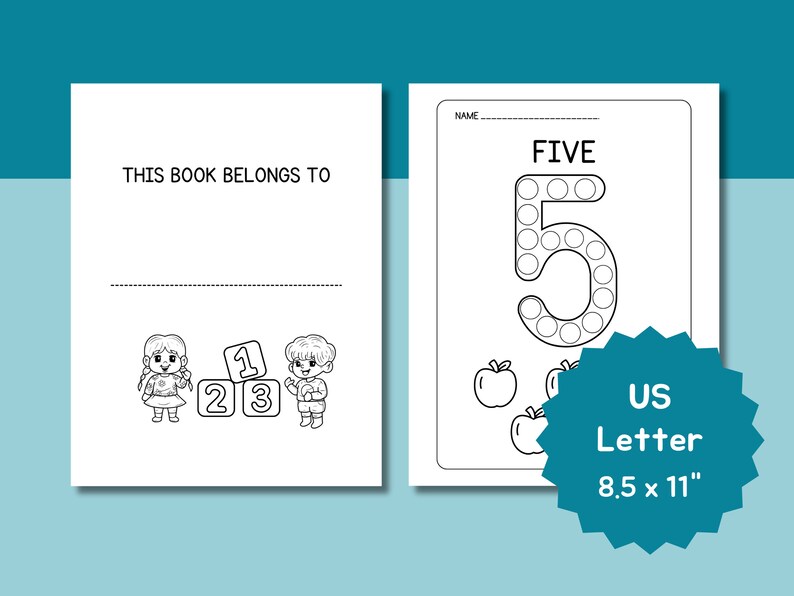 Number Dot Marker Worksheets, Dot Marker Activities for Toddlers ...