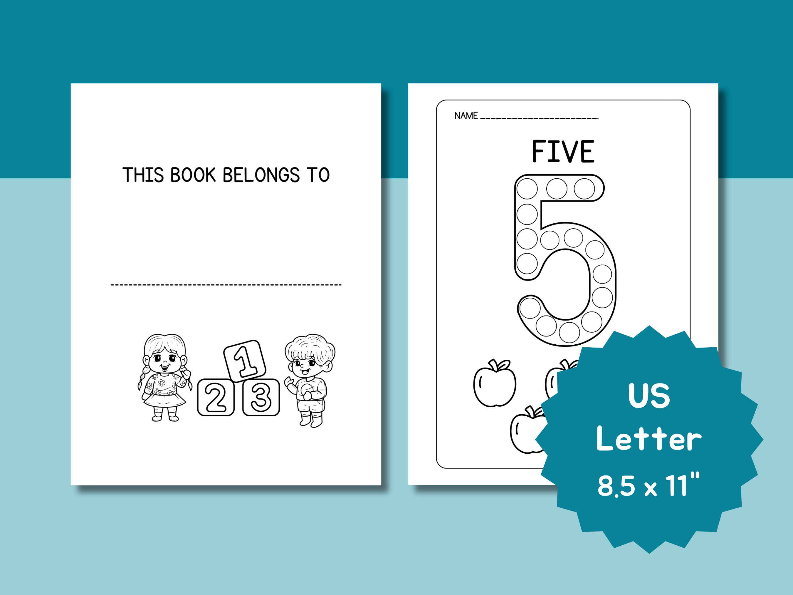 Number Dot Marker Worksheets, Dot Marker Activities for Toddlers ...