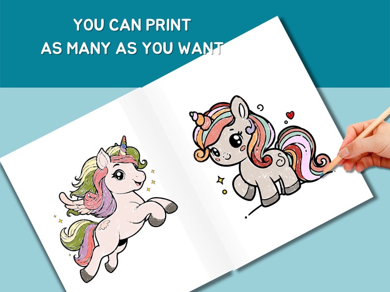 20 Cute Unicorn Coloring Pages for Kids, Fun Activity for Girls ...