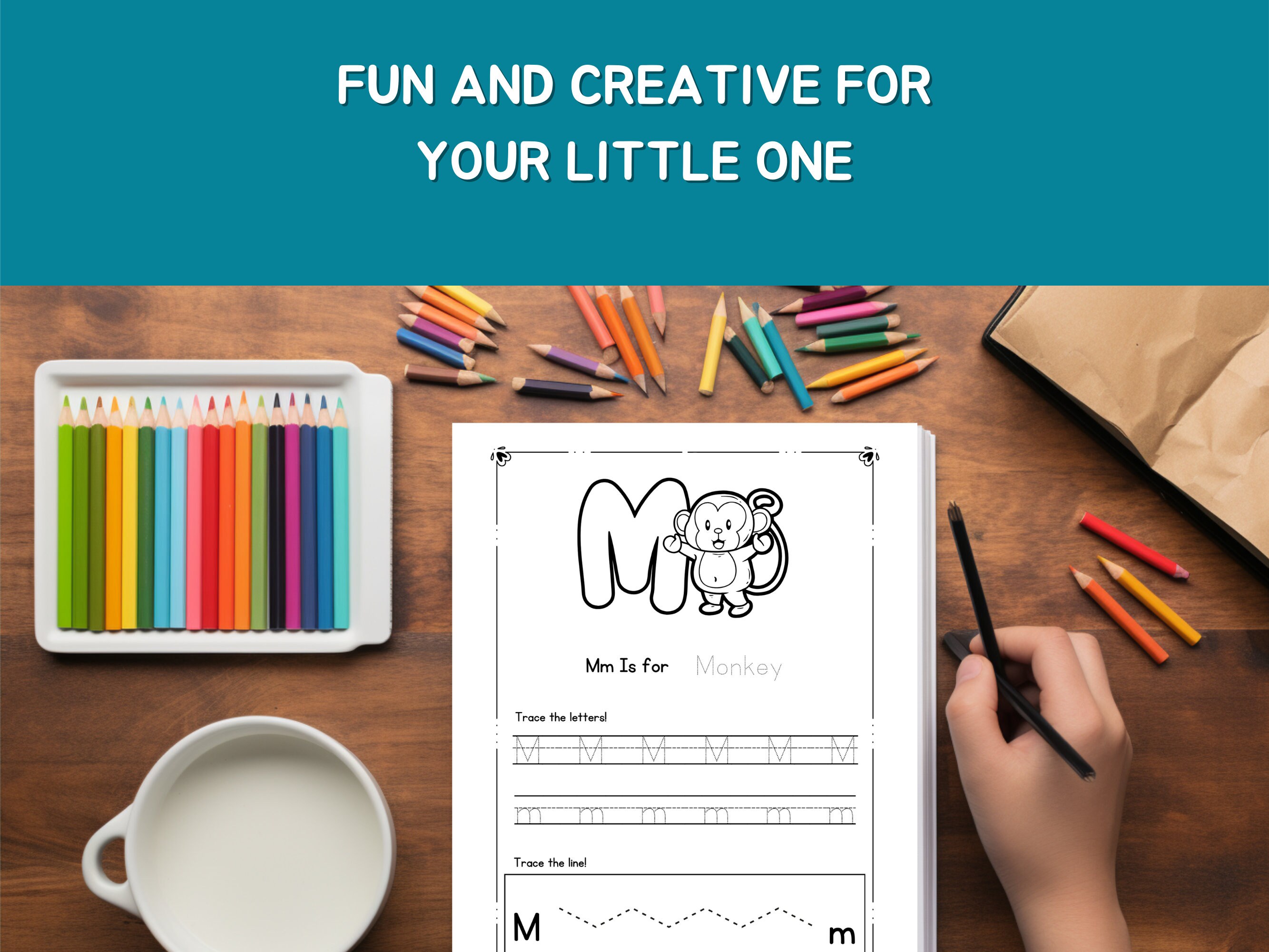 Alphabet Tracing Worksheets for Kids, Fun and Educational Alphabet ...