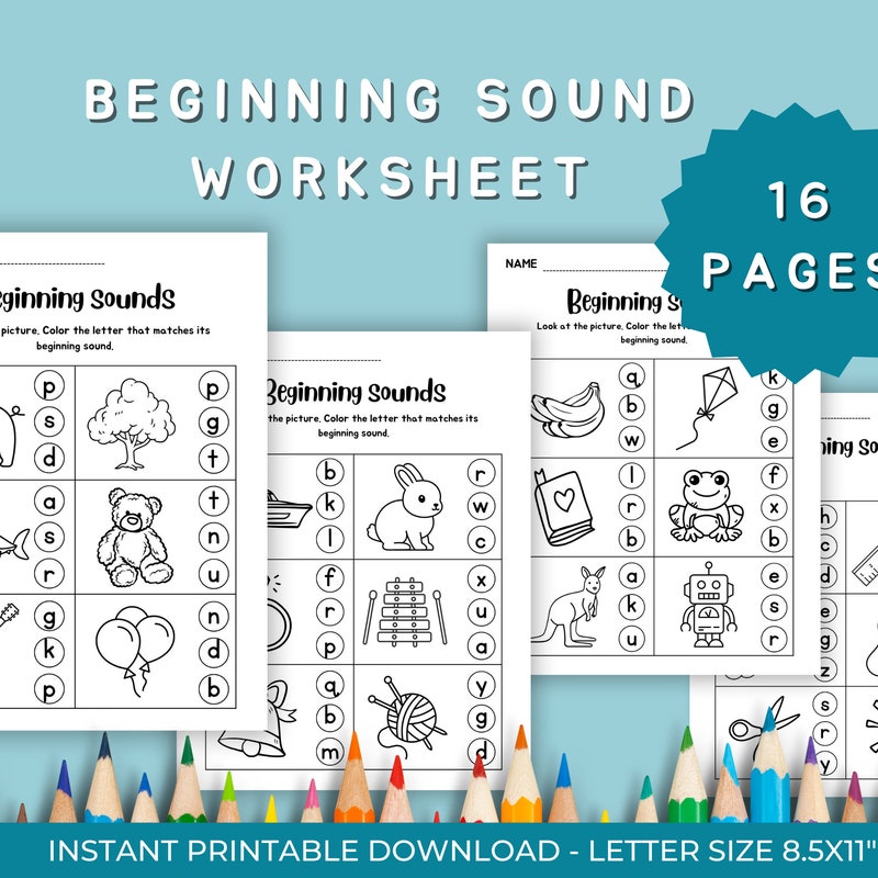 Beginning Sounds - Etsy