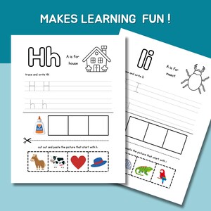 Alphabet Worksheets, Printable Tracing,homeschool Teacher Kids Letters ...
