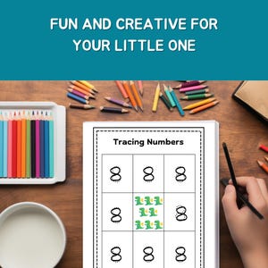 Prek 1-10 Number Tracing Worksheet, Handwriting Practice Worksheets ...