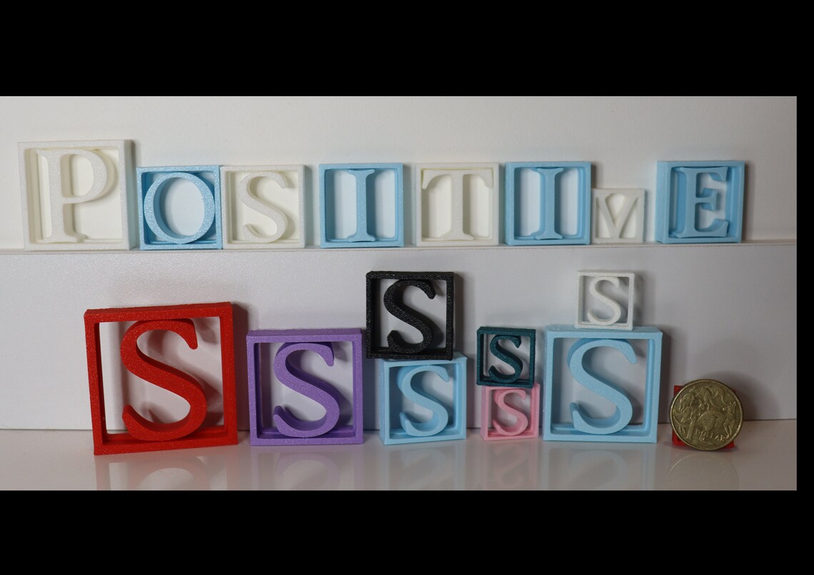 Letter S Freestanding Letter, Alphabet, Word Decor. Customise Your Own ...