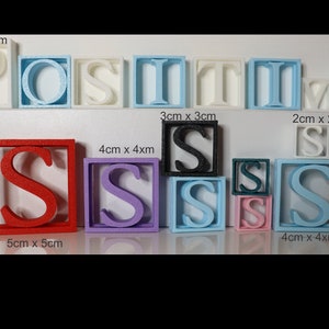 Letter S Freestanding Letter, Alphabet, Word Decor. Customise Your Own ...