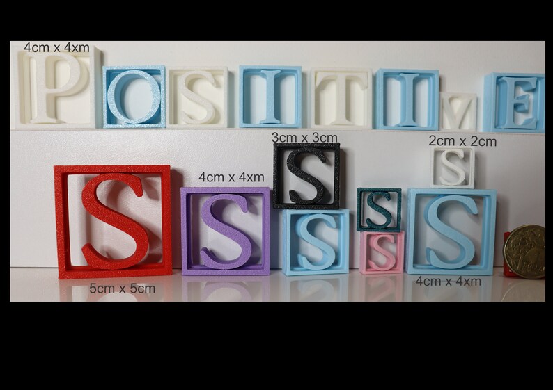 Letter S Freestanding Letter, Alphabet, Word Decor. Customise Your Own ...