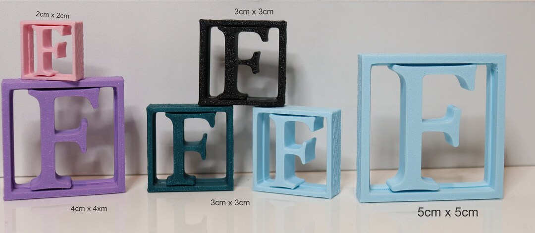Letter F Freestanding Letter, Alphabet, Word Decor. Customise Your Own ...