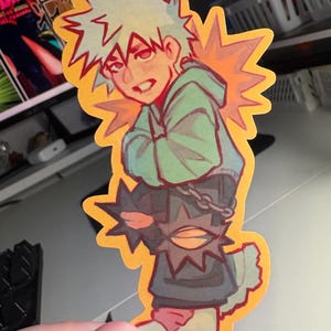 MHA Angry Boy Sticker Hero Anime Sticker My Hero Manga Sticker Angry ...