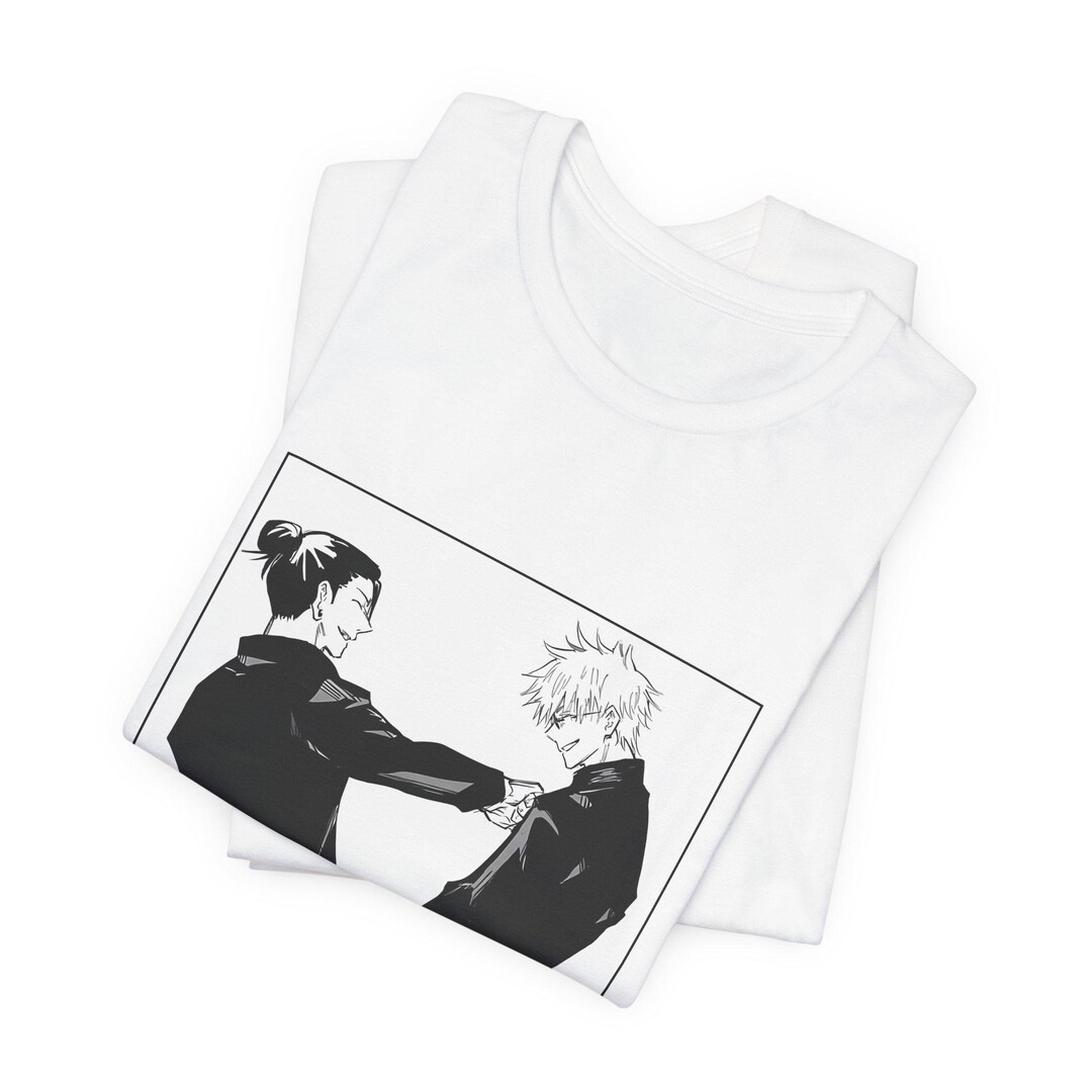 Anime Shirt With Gojo and Geto | Manga Tee | Japanese Anime Tee | Otaku ...