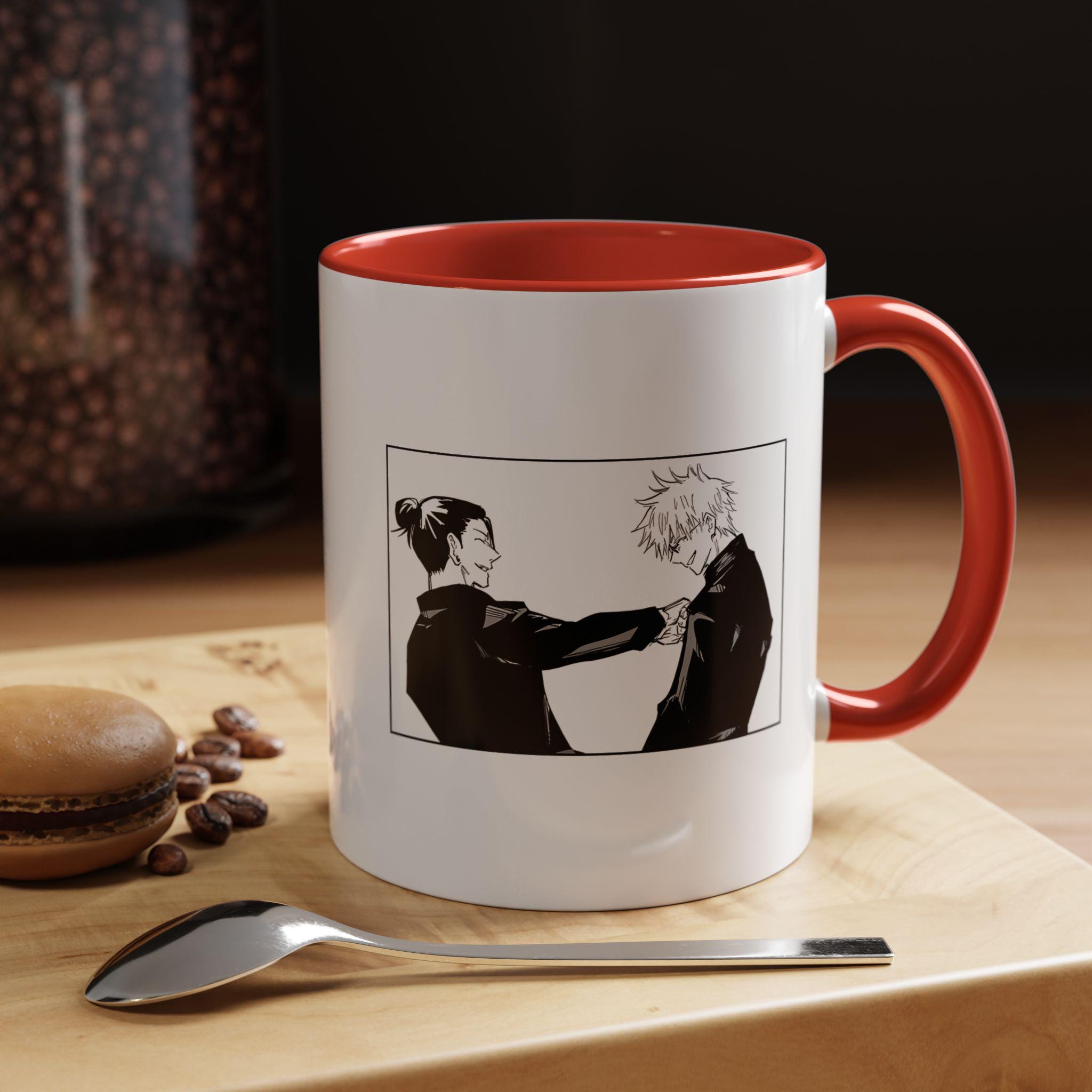Gojo and Geto Coffee Mug Anime Character Duo Jujutsu Kaisen Tea Cup ...
