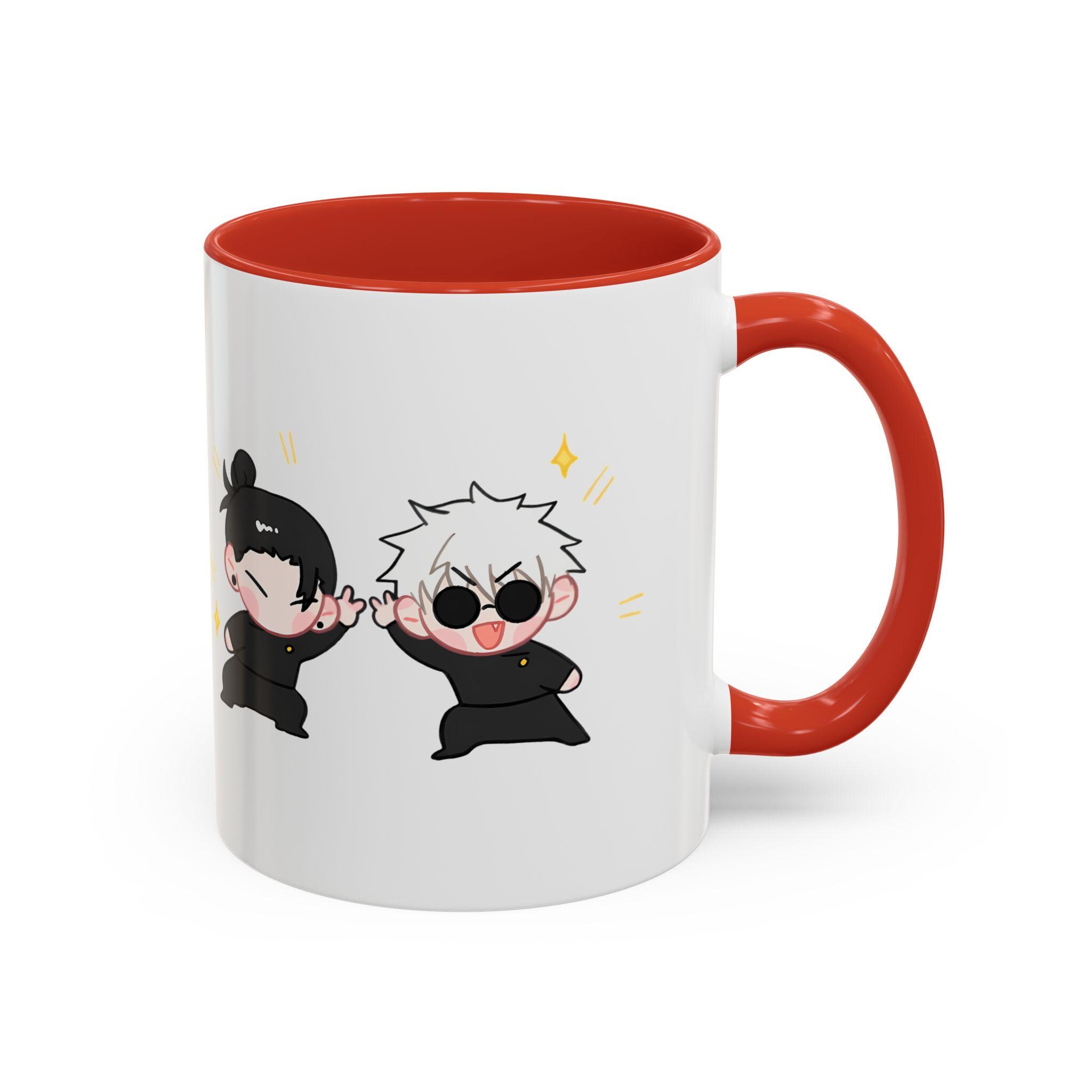 Gojo and Geto Coffee Mug Cute Anime Character Duo Jujutsu Kaisen Tea ...