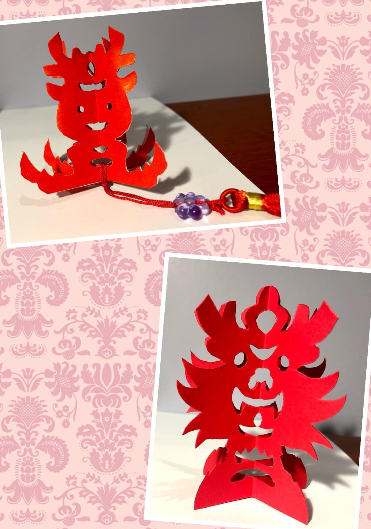 10 Lunar New Year Paper Cut Templates. - Etsy