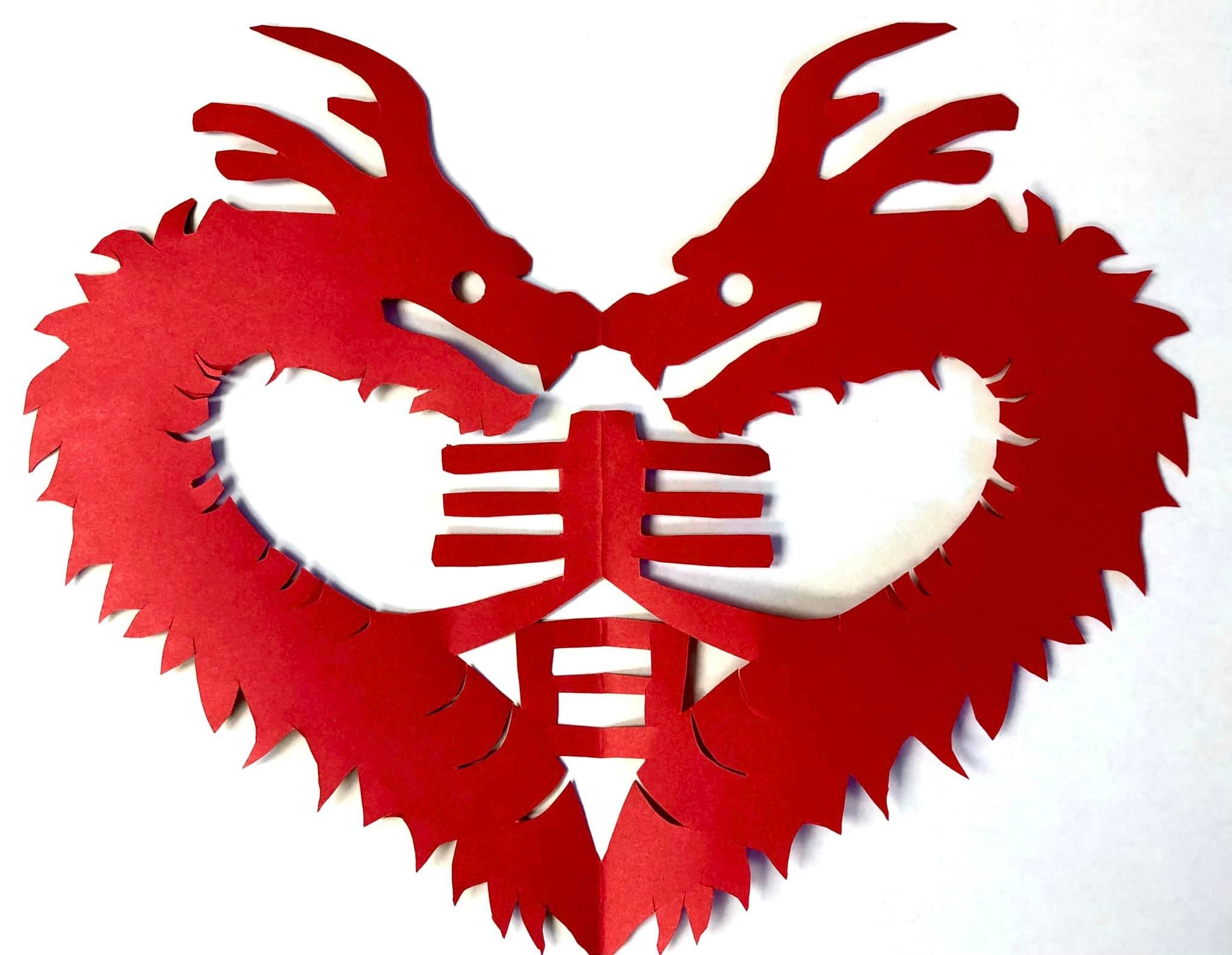 10 Lunar New Year Paper Cut Templates. - Etsy