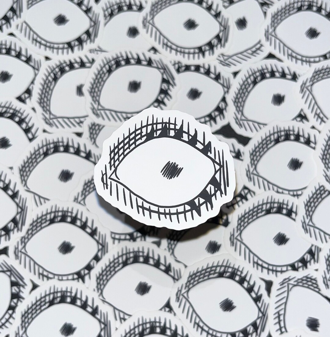 Eye Vinyl Sticker - Etsy