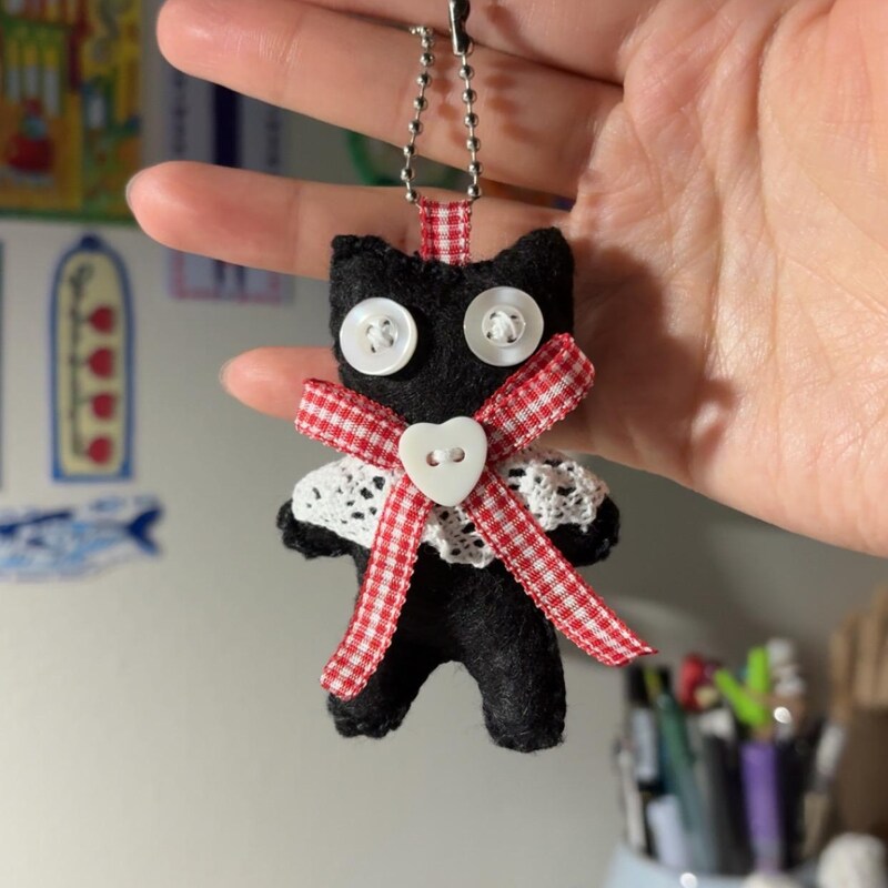 Felt Doll Custom Keychain - Etsy