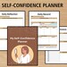 Self Confidence Daily Planner, Mental Health and Self Love Journal ...