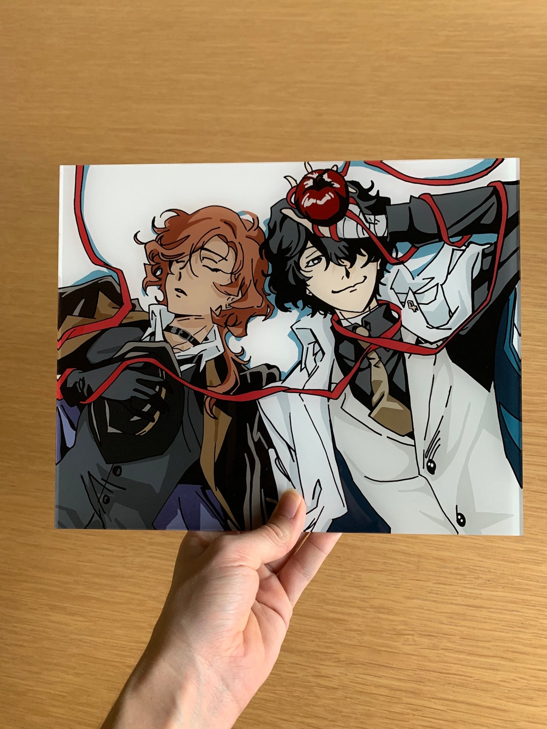 Dazai and Chuuya Dead Apple Official Art Acrylic Painting bsd - Etsy ...