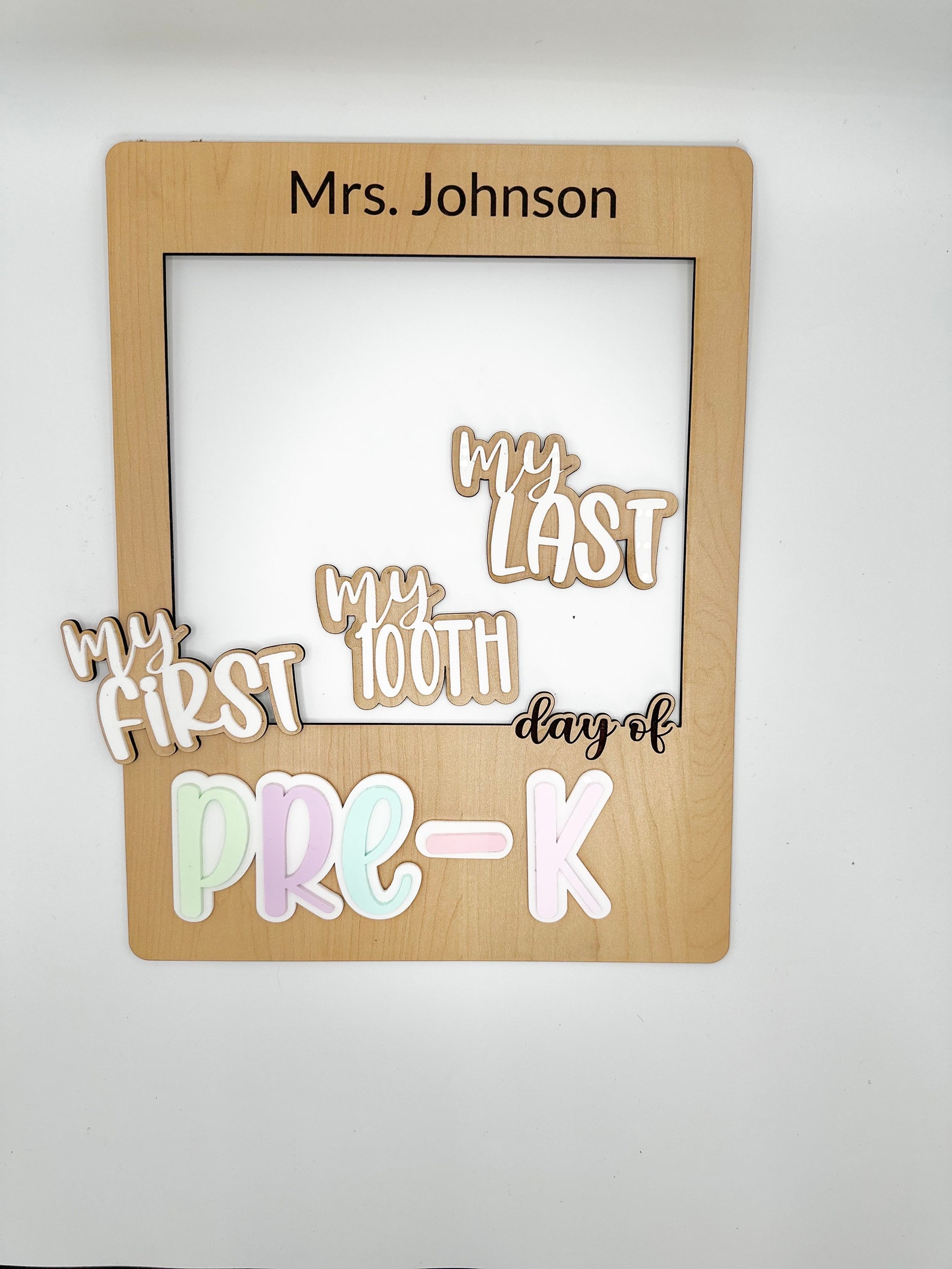 First & Last Day of School Sign Reusable,first Day of School, Board ...