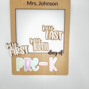First & Last Day of School Sign Reusable,first Day of School, Board ...