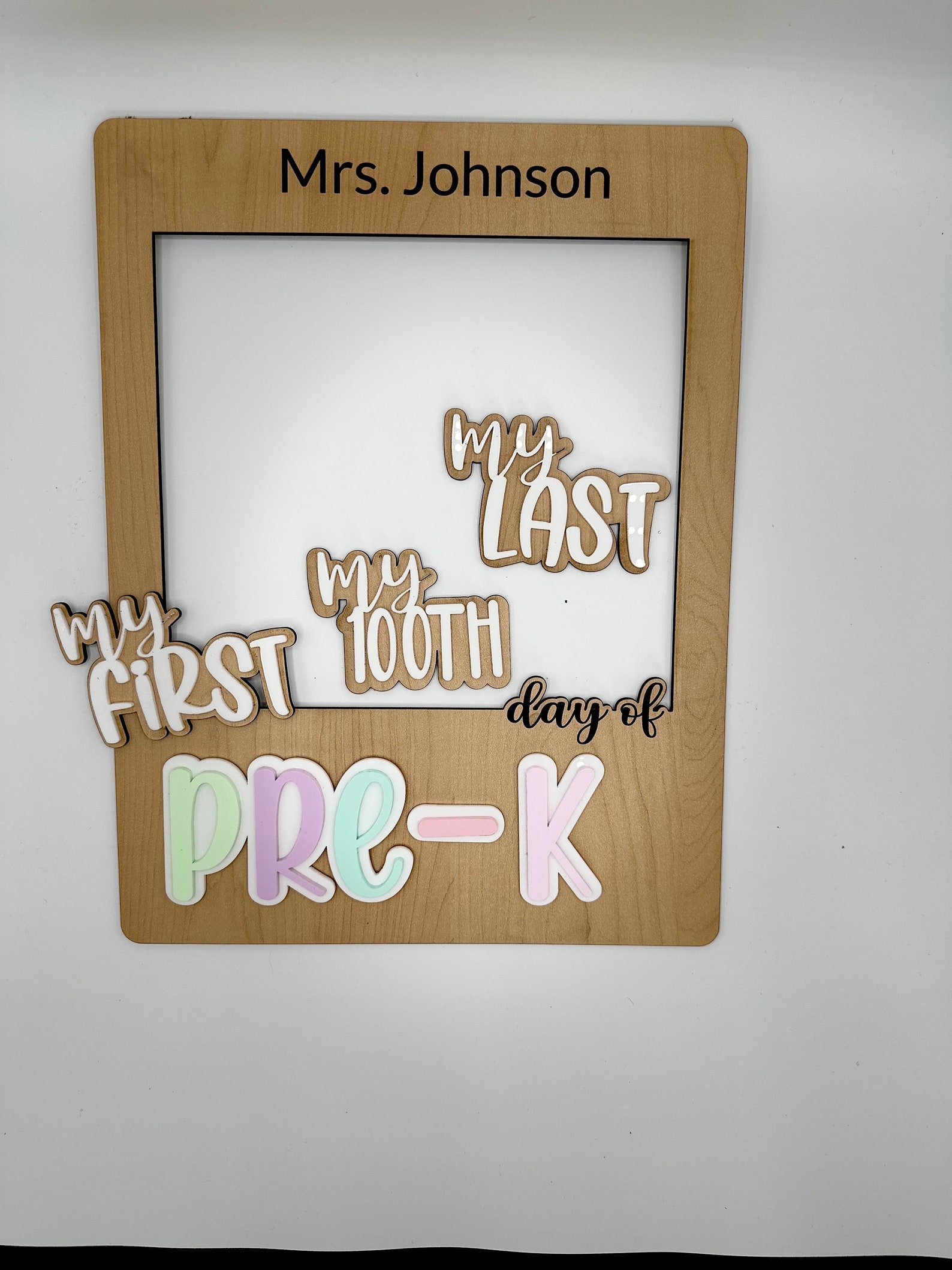 First & Last Day of School Sign Reusable,first Day of School, Board ...
