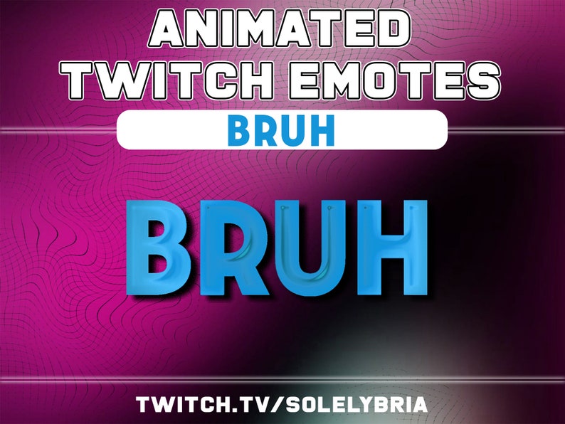 Bruh Twitch Emote Youtube Emote Discord Emote Community Emote Streamer ...
