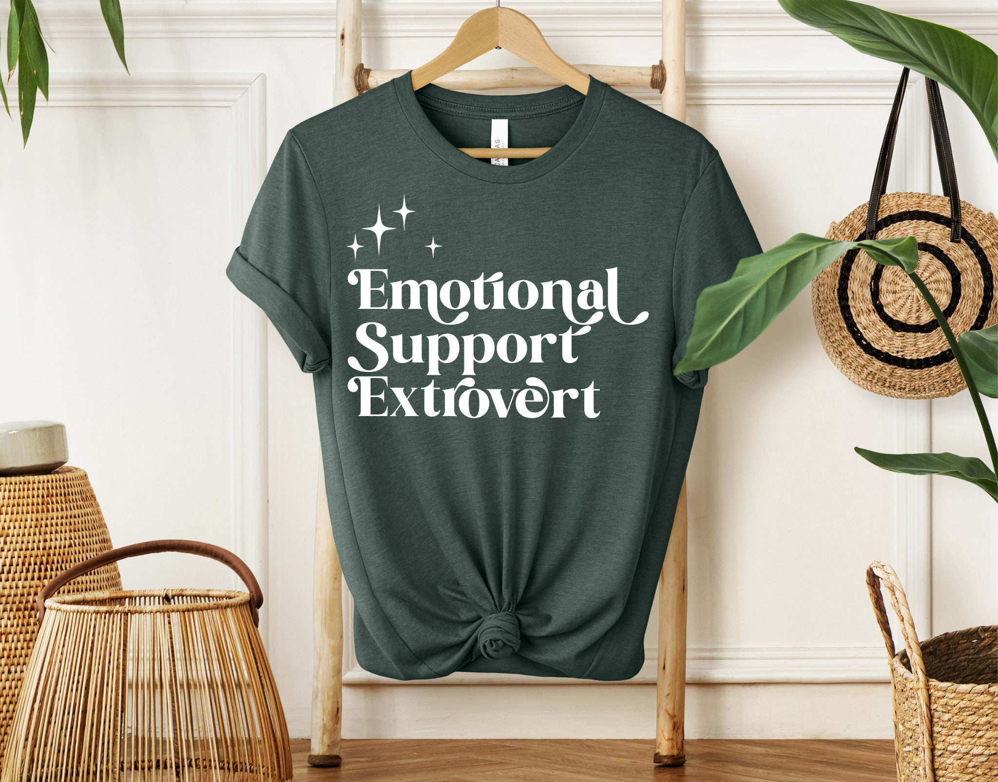 Emotional Support Extrovert T-shirt. Extrovert Shirt. Introvert ...