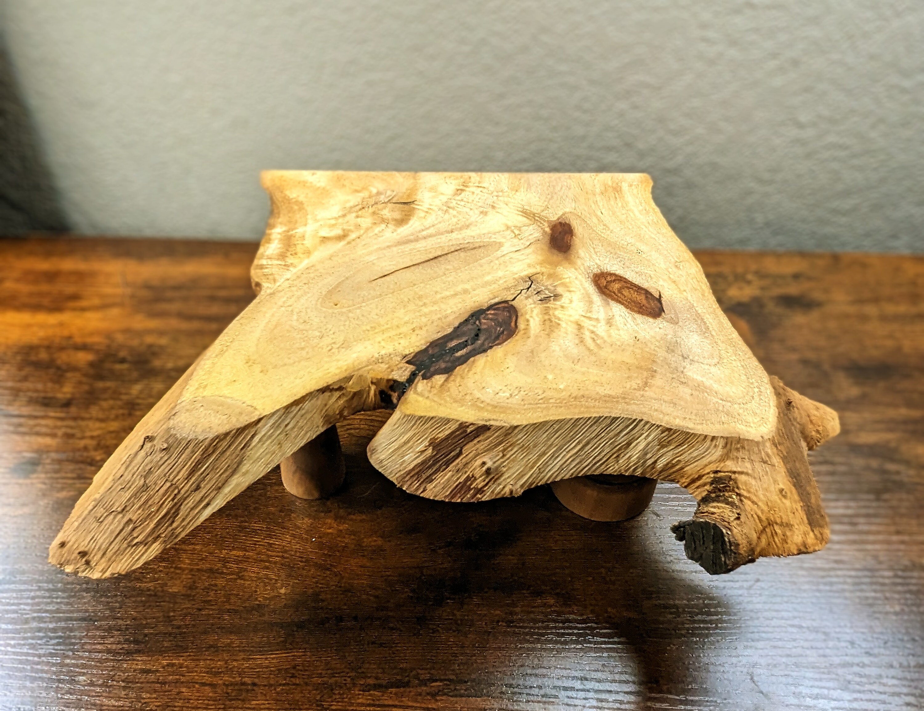 Unique Hand-crafted Live Edge Wood Riser/decorative Tray - Etsy Unique Hand-crafted Live Edge Wood Riser/decorative Tray - Etsy
