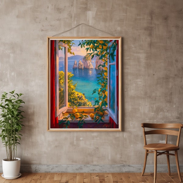 Window View Painting - Etsy