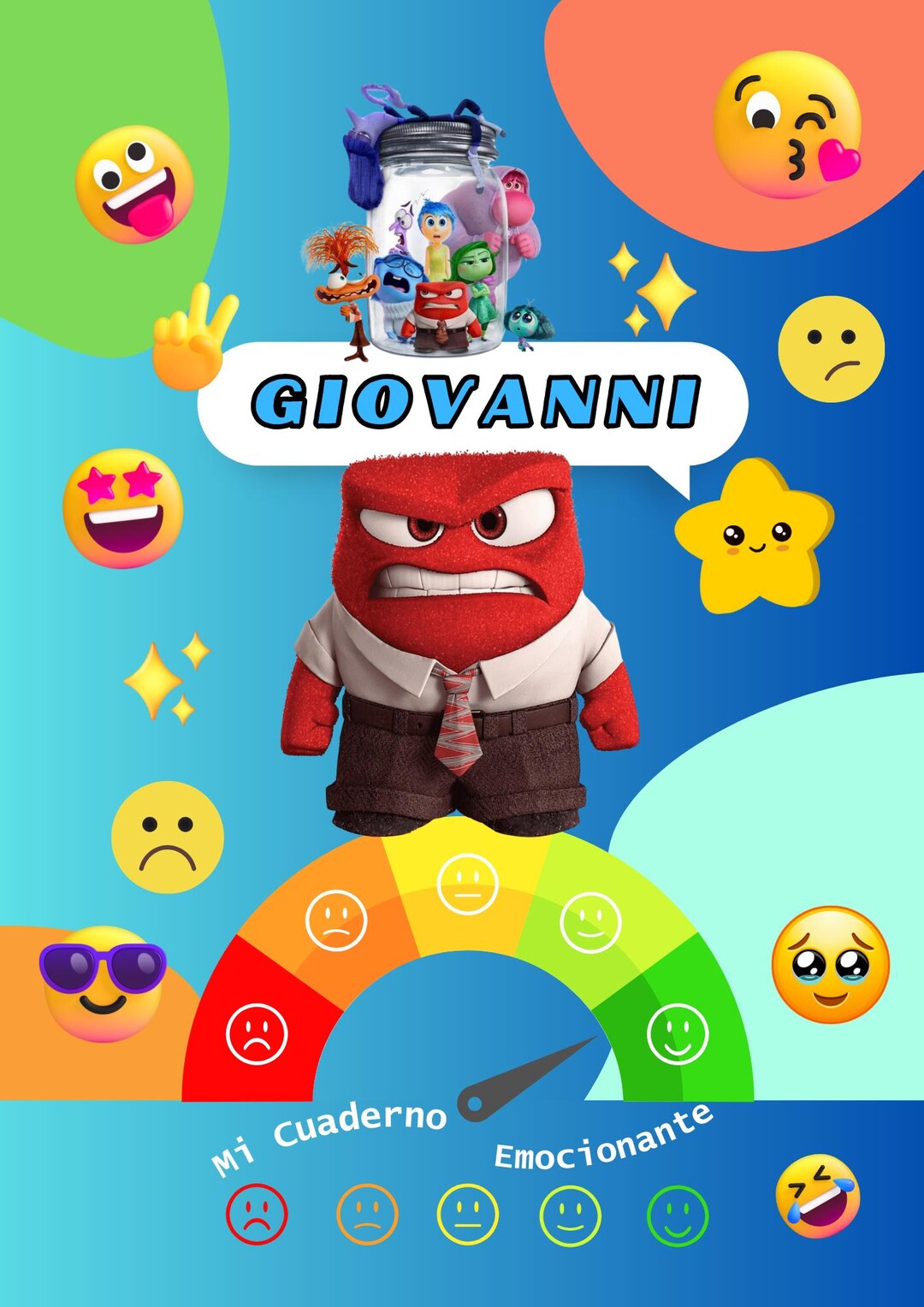 Emotions Diary for Kids. Digital to Edit in Canva - Etsy