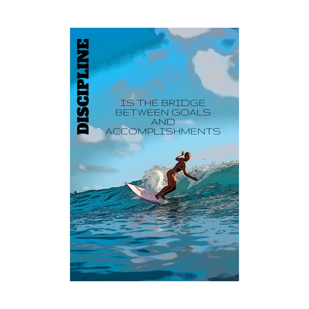 Inspirational / Motivational Discipline Wall Art Poster Print Artwork ...