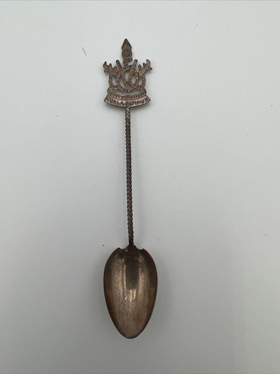 Vintage Kuala Lumpur MALAYSIA Souvenir STERLING SILVER Spoons Arabic ...