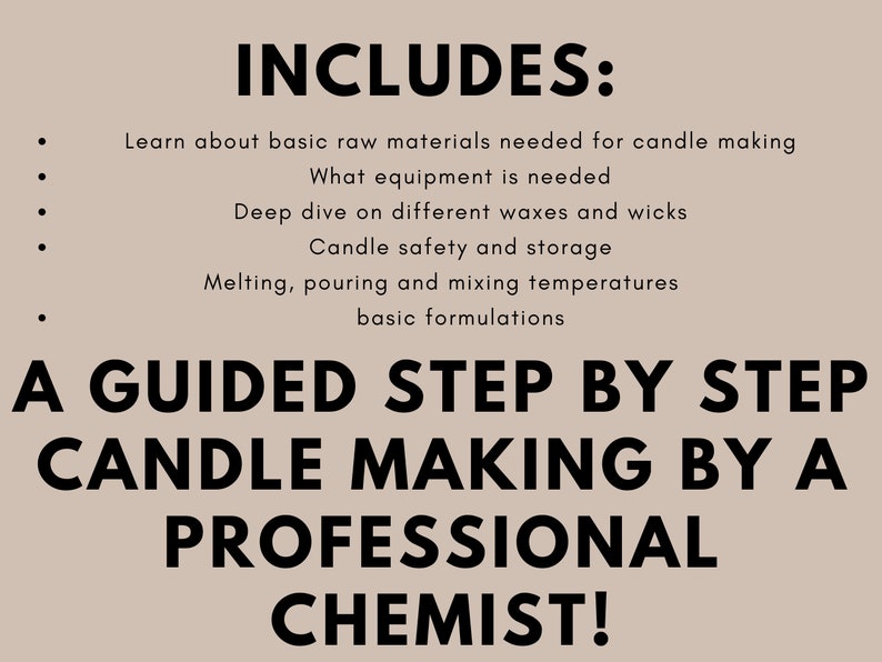 Candle Making Basics by a Chemist | DIY Candle Recipe Candle ...