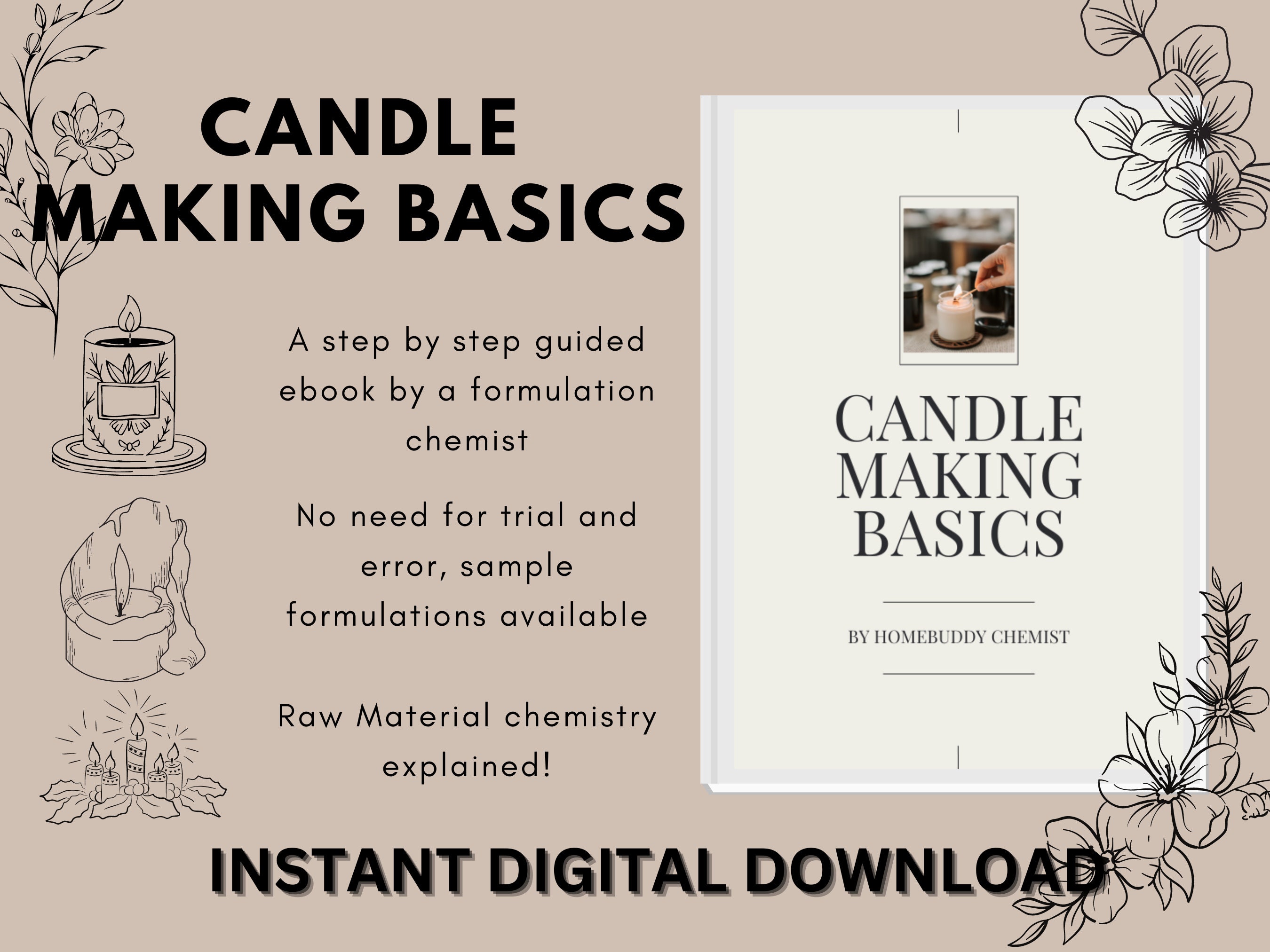 Candle Making Basics by a Chemist | DIY Candle Recipe Candle ...
