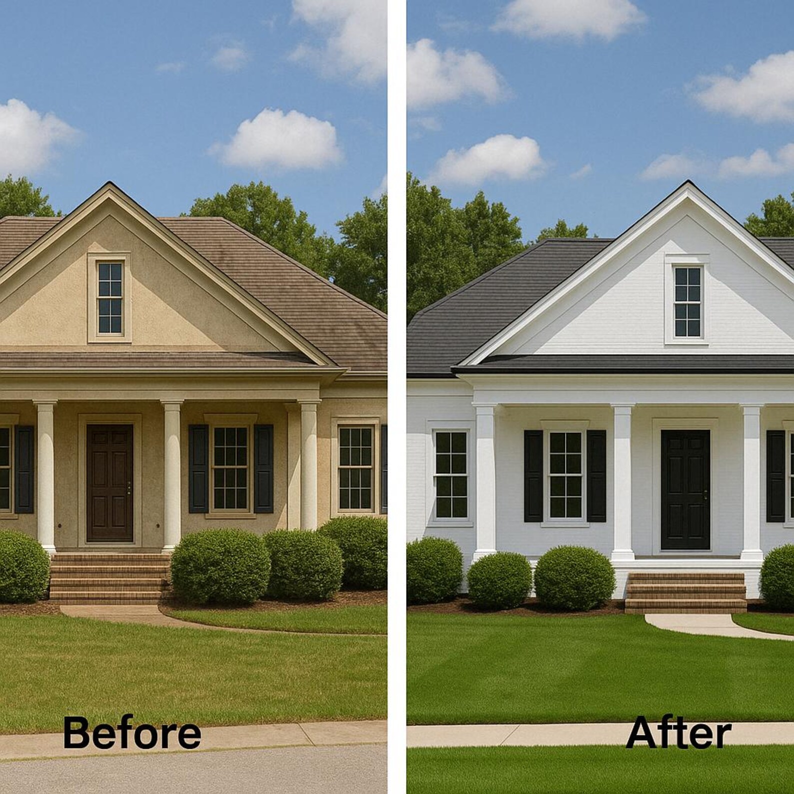 AI Before & After Home Painting Preview | Visualize Interior or ...