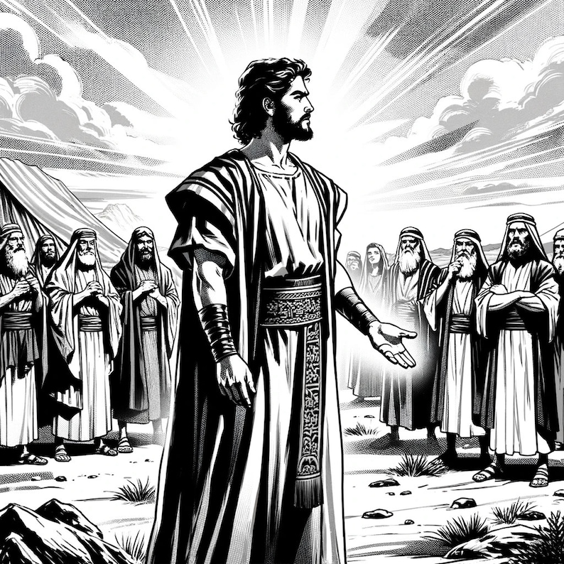 An Epic Story, Bible Stories Illustrated - Coloring Book - Etsy