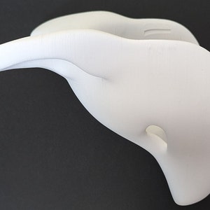 Therian Fox Mask Base - Masquerade Kitsune Mask - Etsy