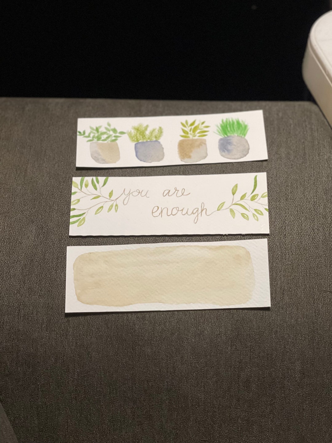 Customizable, Handmade Watercolor Bookmark Set - Etsy