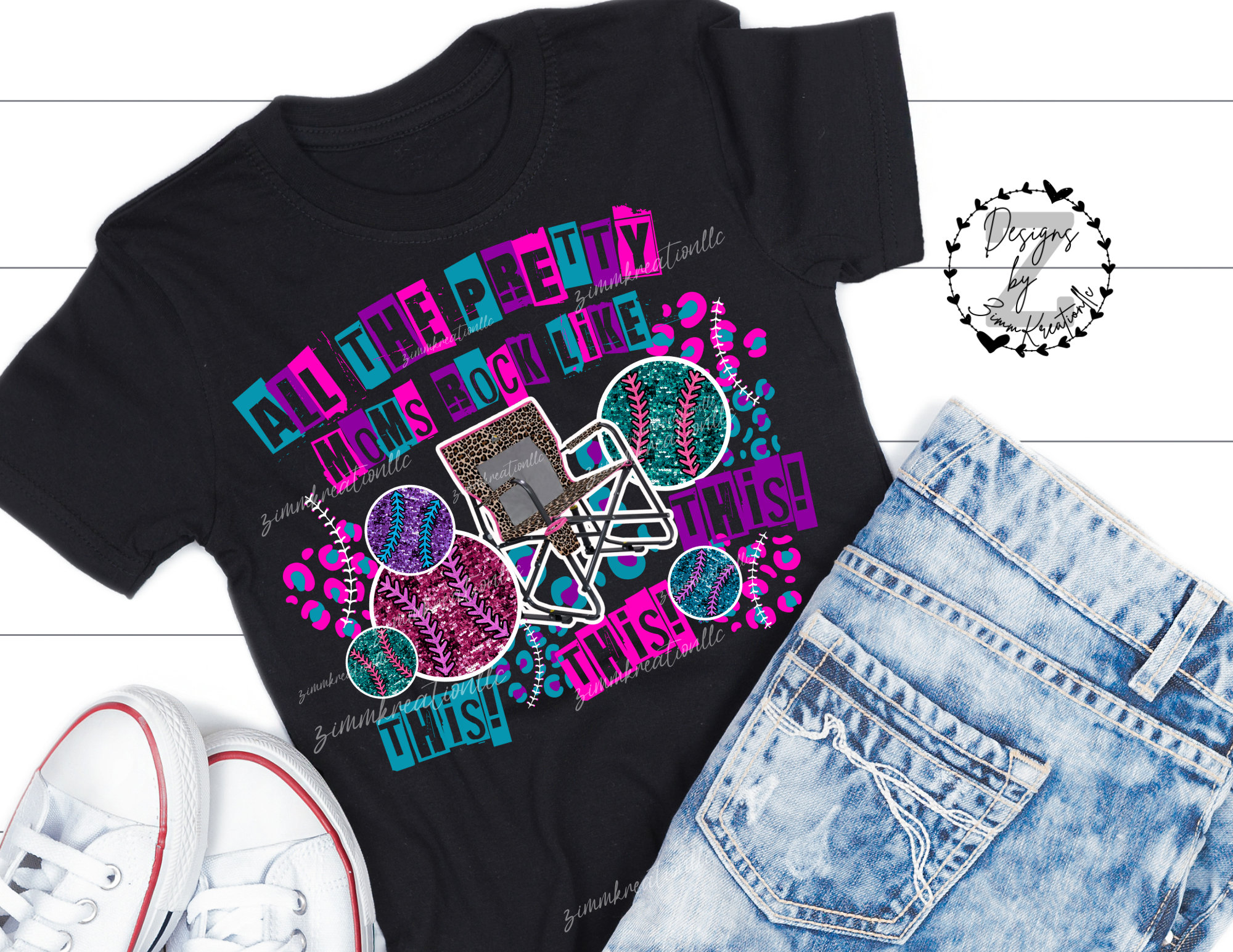 All the Pretty Moms Rock Like This, Softball Mom, Baseball Mom, Game ...