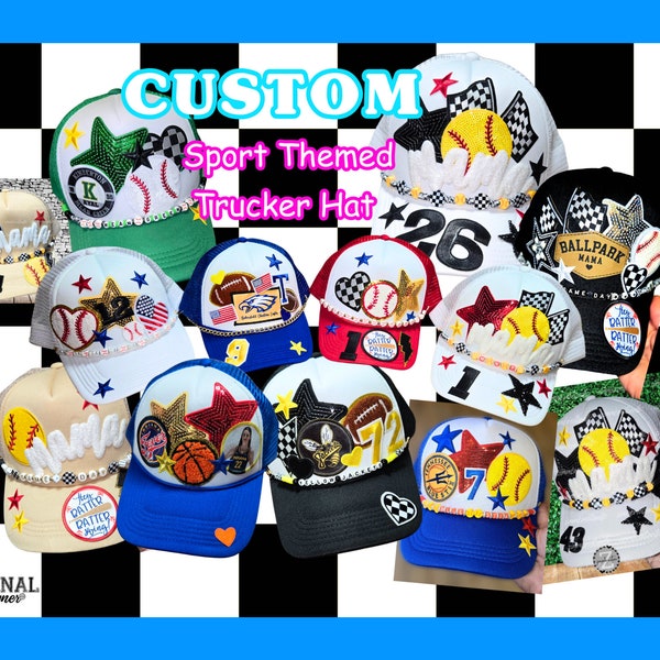 Custom Trucker Hat Iron on Patches - Etsy