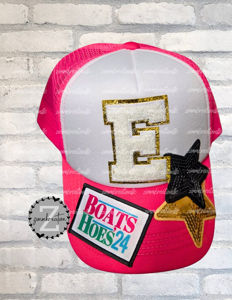 Boats Hoes 24 Trucker Hat Trendy Foam Day Drinking Trucker Hat Float ...