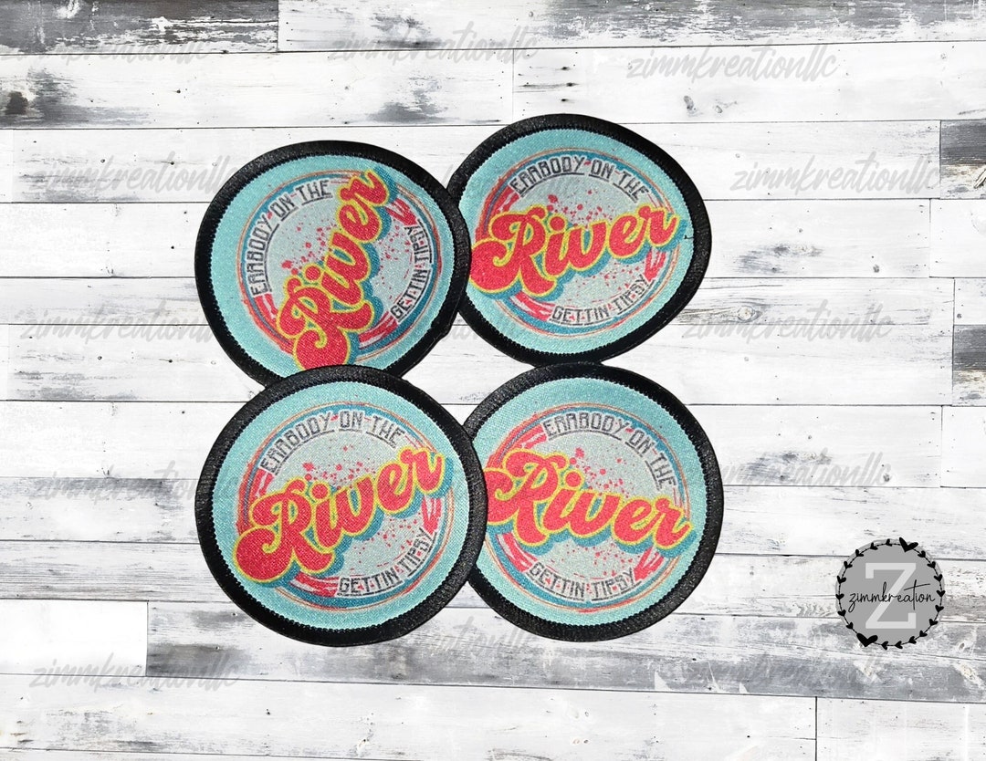 Errbody in the River Getting Tipsy Iron on Embroidered Sublimation ...