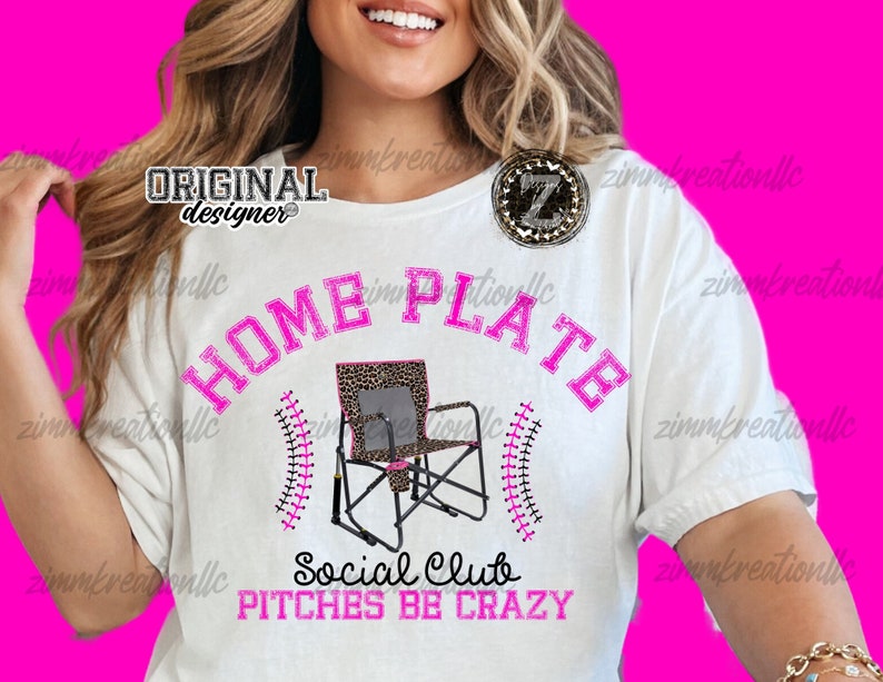 Home Plate Social Club Homeplate Baseball Softball Funny Pitches Be ...