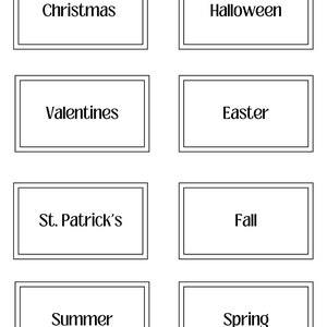Minimal Printable and Editable Home Labels| Edit in Canva | Labels ...