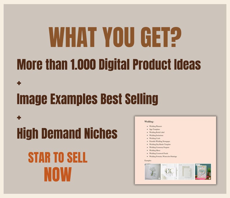 Massive List of 1,000 Digital Product Ideas | Profitable Etsy & Online ...