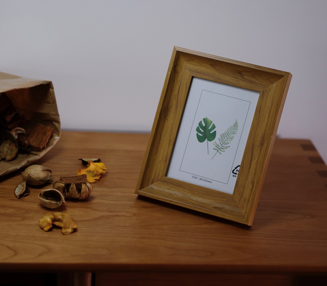 Solid Wood Desktop Photo Frame, Photo Frame Gift, Family Photo Frame ...