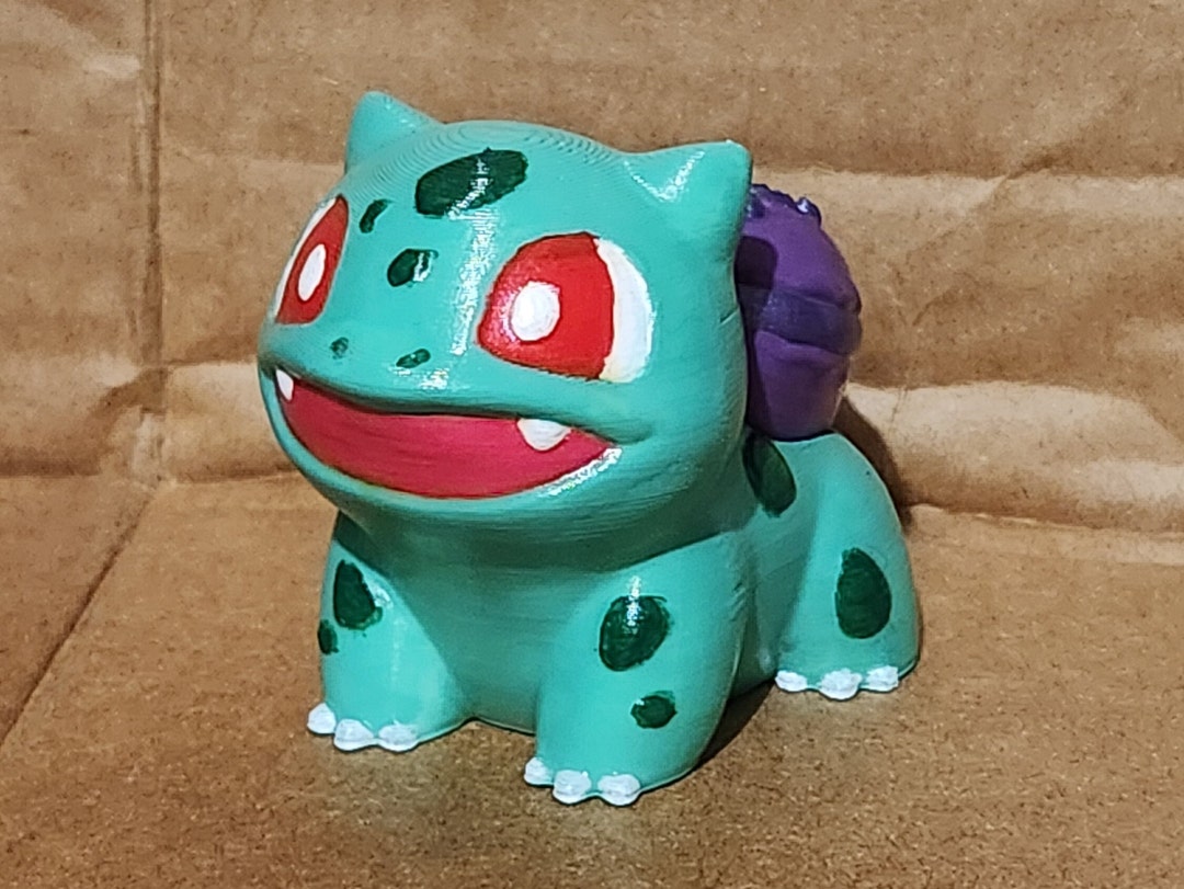 Hand-painted Dessert Bulbasaur 3D Printed Pokémon Figure - Etsy