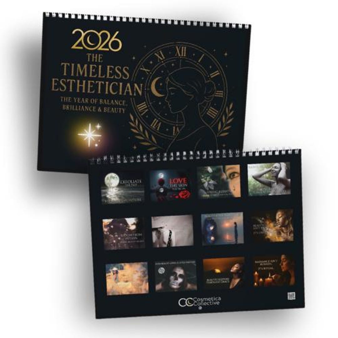 ESTHETICIAN WALL CALENDAR: 2026 "the Timeless Esthetician", Spa ...