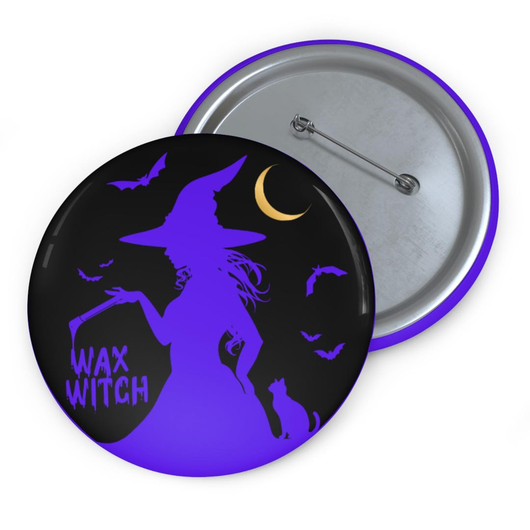 WAX WITCH ESTHETICIAN Pin, Esthetician Gift, Salon Halloween Decor ...