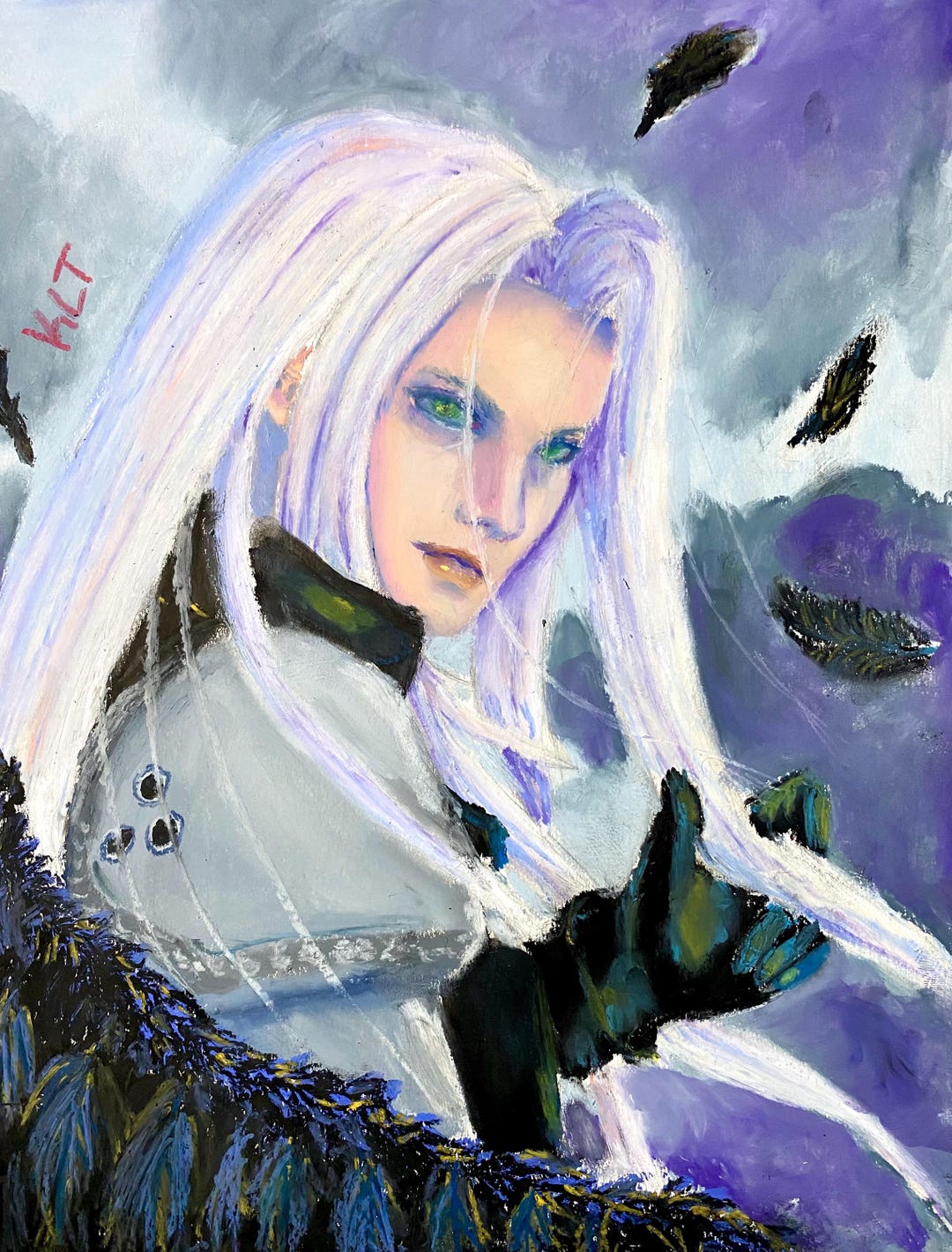 Oil Pastel Traditional Art Commissions Portraits Fantasy or Character ...