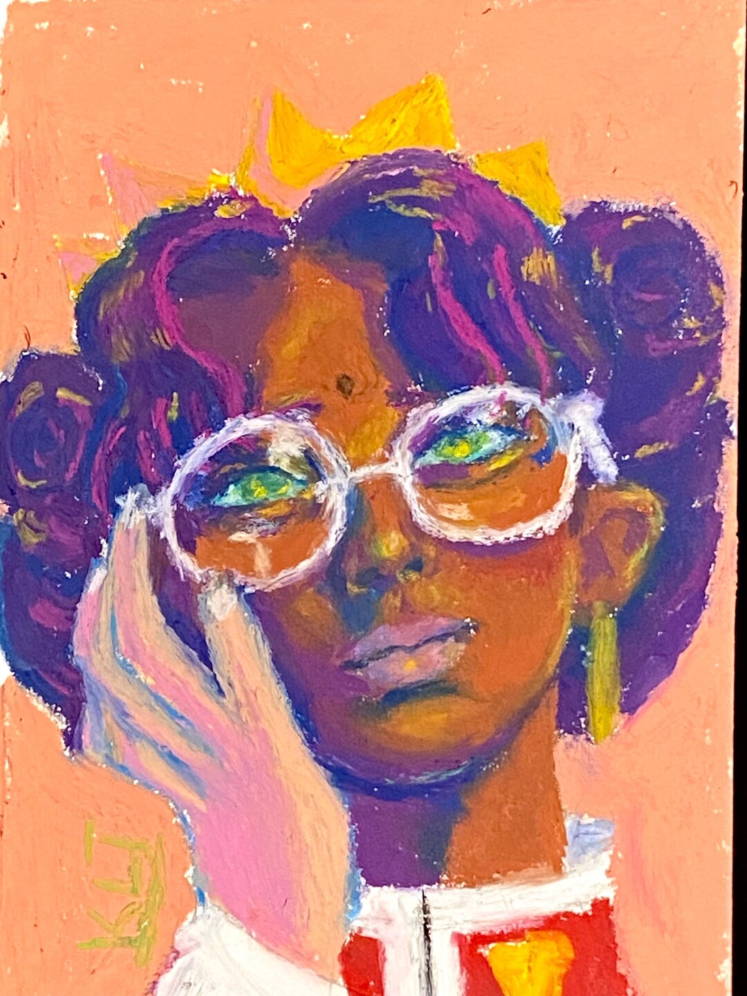 Traditional Oil Pastels Portrait Art Commissions , Portrait, Physical ...